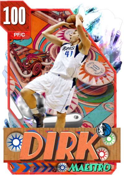 NBA 2K26 | 2KDB MyTEAM NBA 2K Custom Card (100 Dirk) by wweguychristian