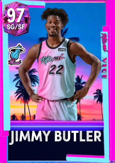 NBA 2K25 | 2KDB MyTEAM NBA 2K Custom Card (Miami Vice) by AndrewALTKC