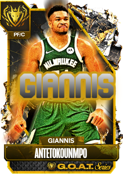 NBA 2K26 | 2KDB MyTEAM NBA 2K Custom Card (GOAT-Giannis) by FROST-ONI