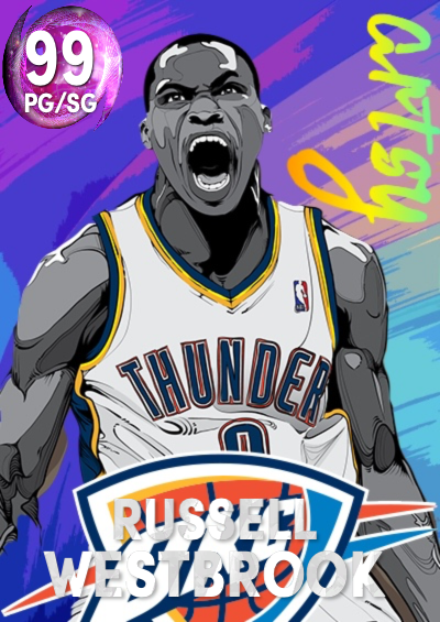 NBA 2K26 | 2KDB MyTEAM NBA 2K Custom Card (russ) by AAAAAA5