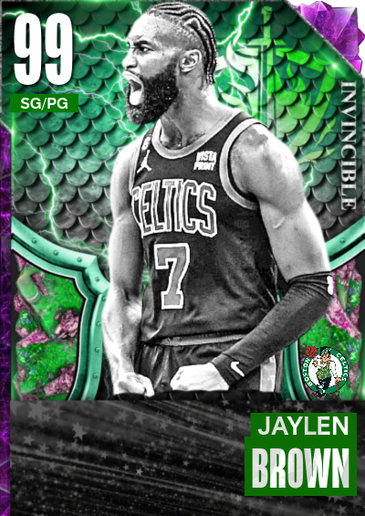 NBA 2K25 | 2KDB MyTEAM NBA 2K Custom Card (Jaylen Brown Invincible) by futurecores