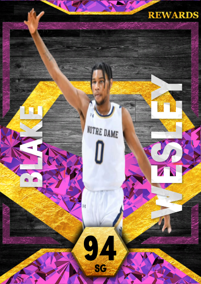 NBA 2K25 | 2KDB MyTEAM NBA 2K Custom Card (NBA Draft Blake Wesley) by ...