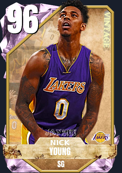 NBA 2K26 | 2KDB MyTEAM NBA 2K Custom Card (Nick Young) by JayzeeNBACARDS
