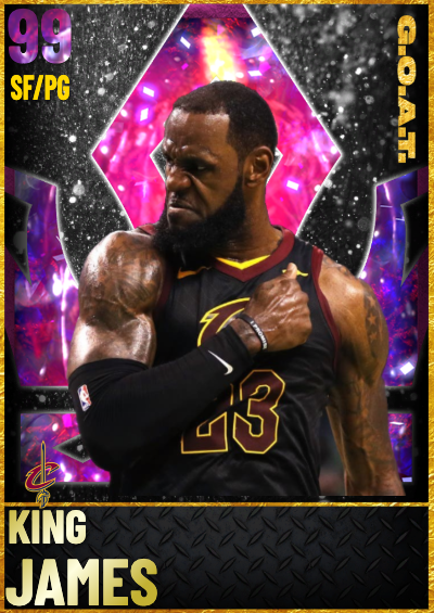 NBA 2K25 | 2KDB MyTEAM NBA 2K Custom Card (GOAT bron) by YBthegamer09_YT