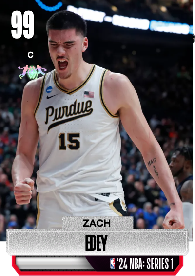 NBA 2K26 | 2KDB MyTEAM NBA 2K Custom Card (Zach Edey Base) by ...
