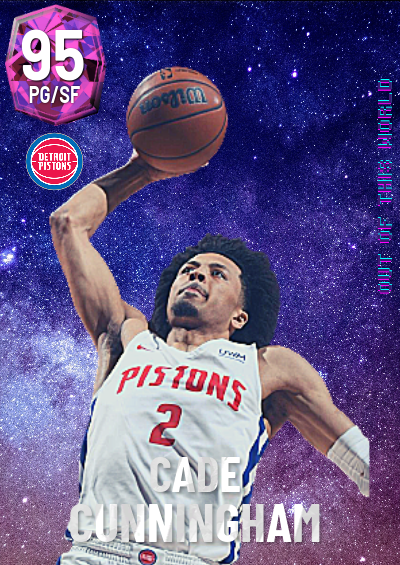NBA 2K25 | 2KDB MyTEAM NBA 2K Custom Card (cade cunningham) by gamerboy8989