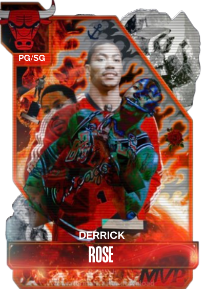 NBA 2K25 | 2KDB MyTEAM NBA 2K Custom Card (Derrick Rose) by Asianboy23