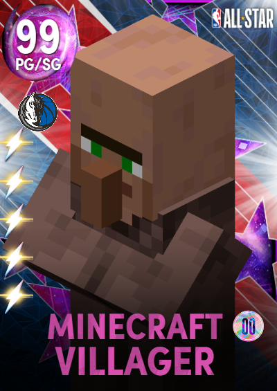 NBA 2K25 | 2KDB MyTEAM NBA 2K Custom Card (minecraft) by MavericksThatBe