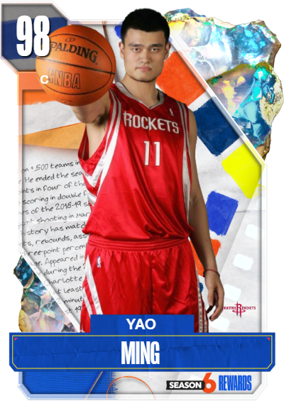 NBA 2K25 | 2KDB MyTEAM NBA 2K Custom Card (yao ming) by HDRT