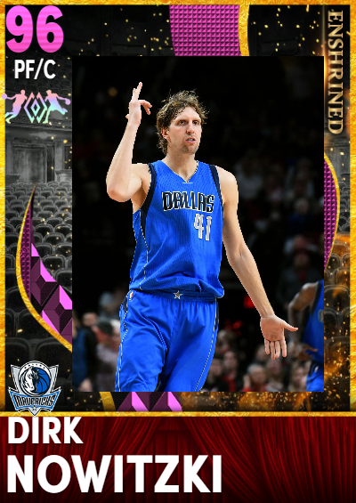 NBA 2K25 | 2KDB MyTEAM NBA 2K Custom Card (Enshrined Dirk Nowitzki) by ...