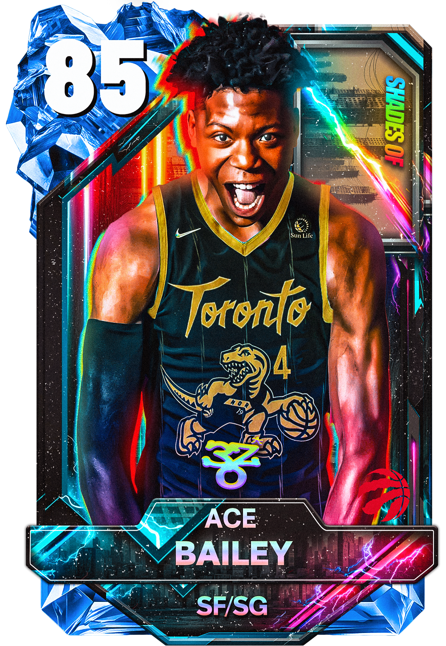 2KDB MyTEAM Database | NBA 2K Custom Card (Shades Of Ace Bailey) by 3zO ...