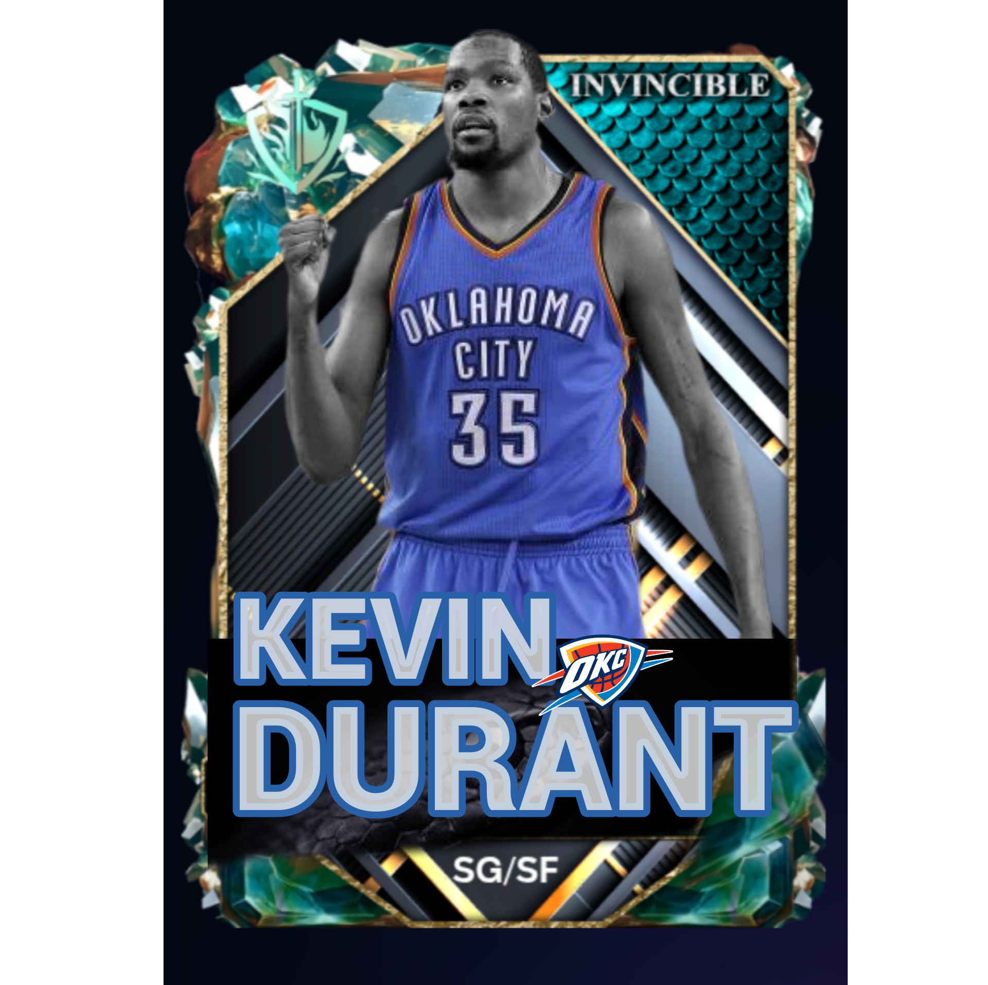 NBA 2K25 | 2KDB MyTEAM NBA 2K Custom Card (KD35) by Clem