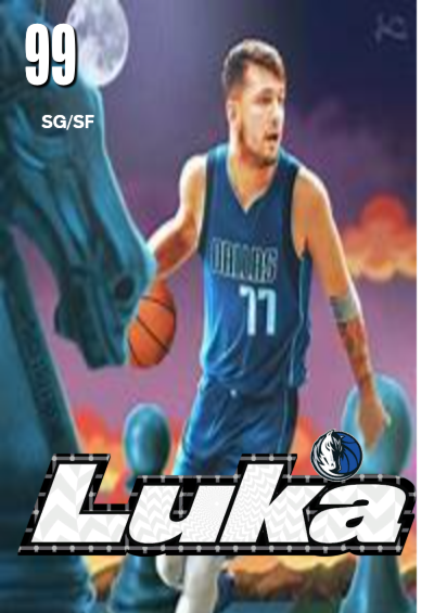 2KDB MyTEAM Database | NBA 2K Custom Card (Luka) by Oblock_EZRI | NBA 2K26