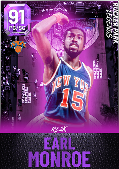 NBA 2K22 | 2KDB Custom Card (Rucker Park Legends Earl Monroe)