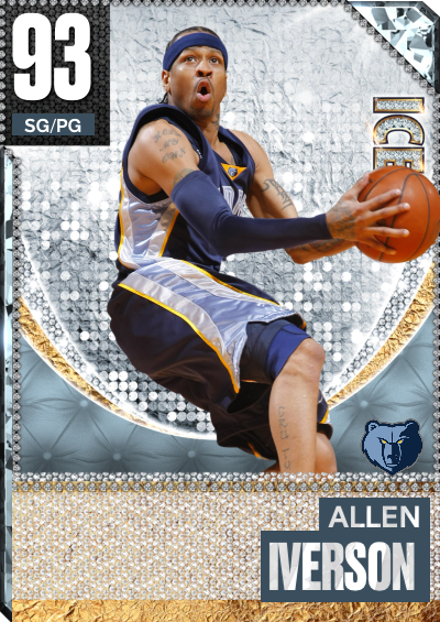 NBA 2K25 | 2KDB MyTEAM NBA 2K Custom Card (Allen Iverson ICE Card) by _zak_