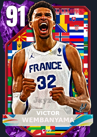 NBA 2K25 | 2KDB MyTEAM NBA 2K Custom Card (Olympics Victor) by JayzeeNBACARDS