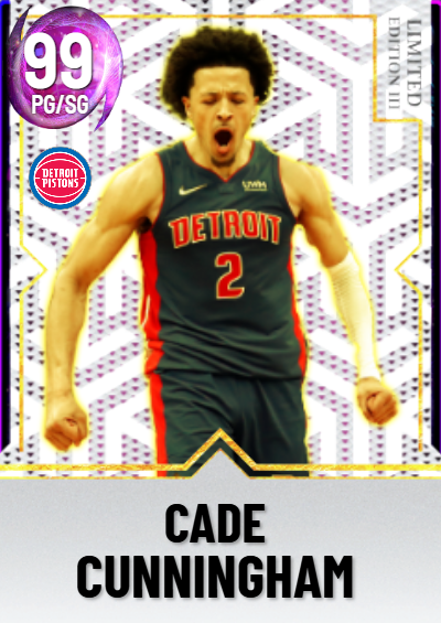 NBA 2K25 | 2KDB MyTEAM NBA 2K Custom Card (Cade Cunningham limited ...