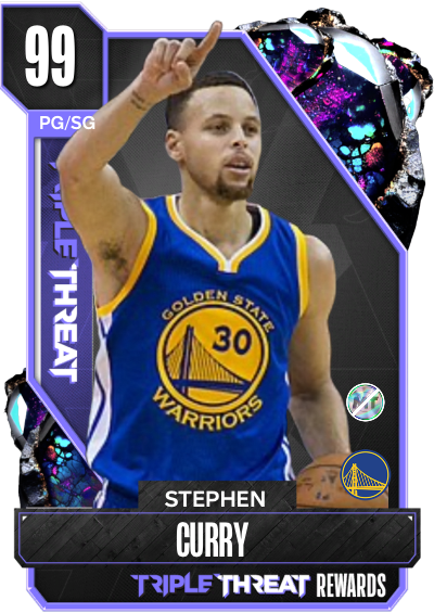 NBA 2K26 | 2KDB MyTEAM NBA 2K Custom Card (Triple Threat Curry) by VortexKing1