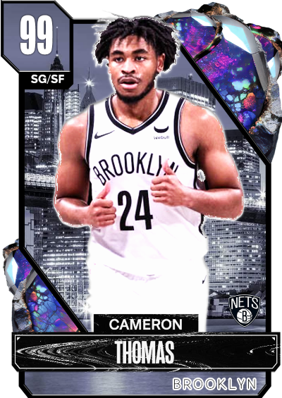 NBA 2K25 | 2KDB MyTEAM NBA 2K Custom Card (Cameron Thomas) by matt88