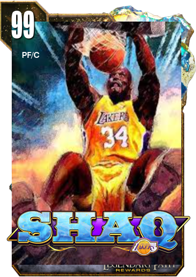 NBA 2K25 | 2KDB MyTEAM NBA 2K Custom Card (Shaq) by joebean5