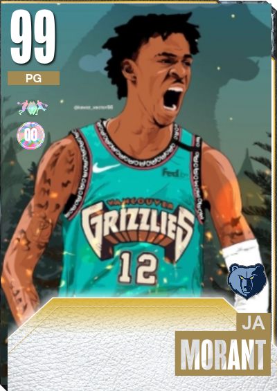 2KDB MyTEAM Database | NBA 2K Custom Card (JA Morant) by EthanM1 | NBA 2K26