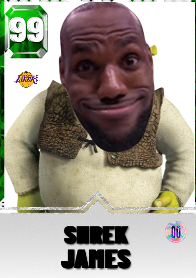 NBA 2K22 | 2KDB Custom Card (Shrek james)