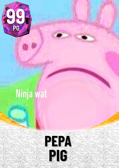 NBA 2K26 | 2KDB MyTEAM NBA 2K Custom Card (PEPA PIG) by lilyachty44456