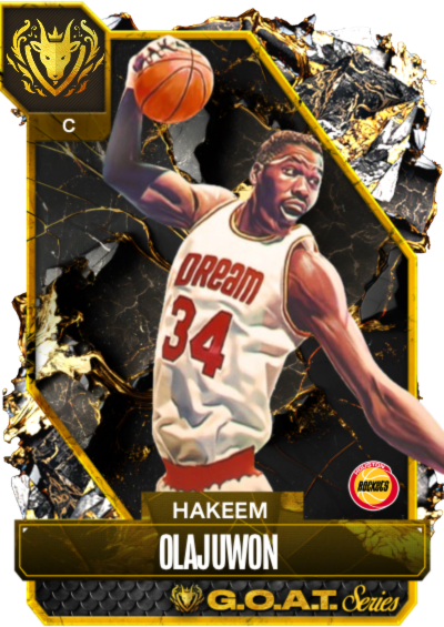 NBA 2K25 | 2KDB MyTEAM NBA 2K Custom Card (Hakeem the dream) by PrestonC1128