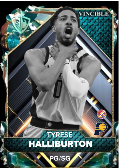2KDB MyTEAM Database | NBA 2K Custom Card (Invincible Tyrese Haliburton ...