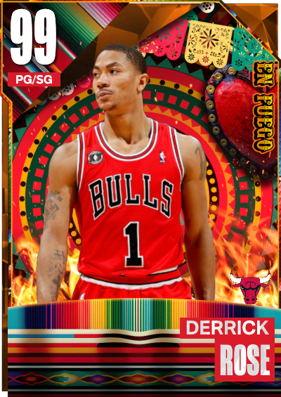 NBA 2K25 | 2KDB MyTEAM NBA 2K Custom Card (Derrick Rose) by 761521444444