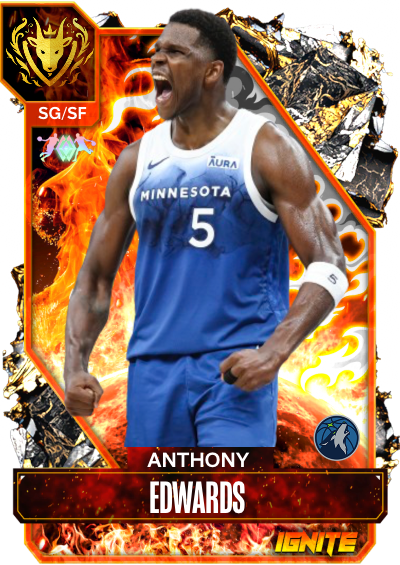 2KDB MyTEAM Database | NBA 2K Custom Card (Anthony Edwards) by ...