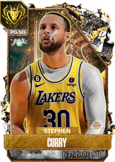NBA 2K24 | 2KDB Custom Card (G.O.A.T. LAKERS STEPHEN CURRY)