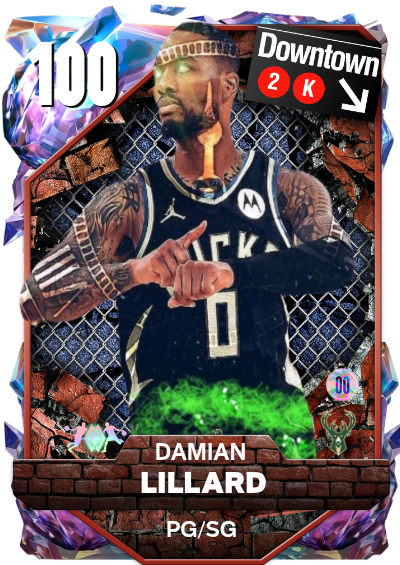 NBA 2K25 | 2KDB MyTEAM NBA 2K Custom Card (dame time) by AV12