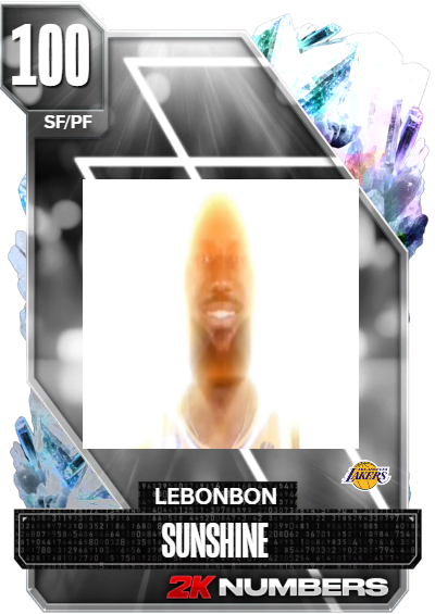NBA 2K25 | 2KDB MyTEAM NBA 2K Custom Card (lebonbon sunshine) by ...