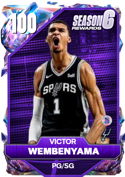 2KDB MyTEAM Database | NBA 2K Custom Card (WEMBY) by EggPro38 | NBA 2K26