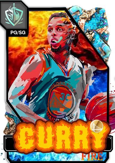 NBA 2K25 | 2KDB MyTEAM NBA 2K Custom Card (Fire Curry) by MrMcPorzy13