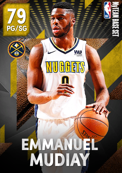 NBA 2K25 | 2KDB MyTEAM NBA 2K Custom Card (Emmanuel Mudiay) by nemedis
