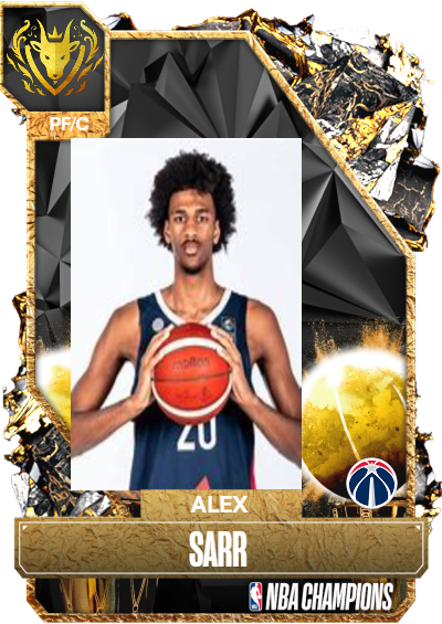 2KDB MyTEAM Database | NBA 2K Custom Card (Alex Sarr) by ma_huiz | NBA 2K26