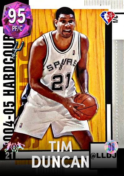 NBA 2K25 | 2KDB MyTEAM NBA 2K Custom Card (Tim Duncan) by lldj14