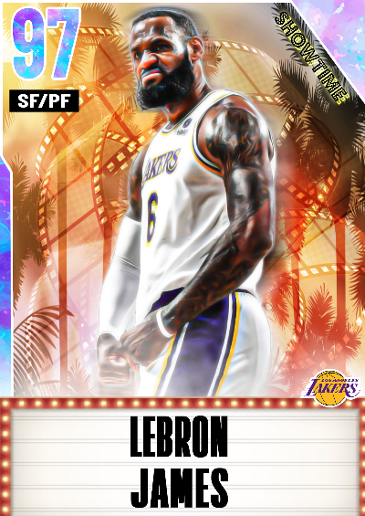 NBA 2K26 | 2KDB MyTEAM NBA 2K Custom Card (LBJ) by lebron2k.psd