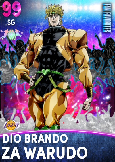 NBA 2K26 | 2KDB MyTEAM NBA 2K Custom Card (Dio Brando Za Warudo) by Ab4Nite
