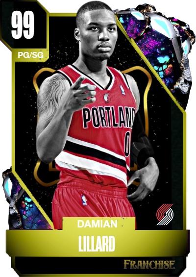 2KDB MyTEAM Database | NBA 2K Custom Card (dame(redcarr_bc temp)) by ...