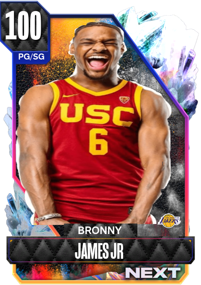 2KDB MyTEAM Database | NBA 2K Custom Card (Bronny James Jr) by Smexy ...