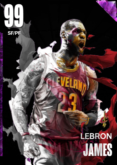 NBA 2K25 | 2KDB MyTEAM NBA 2K Custom Card (hero bron) by soaksgg
