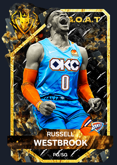 NBA 2K26 | 2KDB MyTEAM NBA 2K Custom Card (Russ) by lebron2k.psd