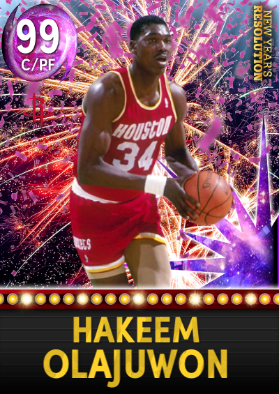NBA 2K26 | 2KDB MyTEAM NBA 2K Custom Card (Hakeem) by 2kbudgetlegend