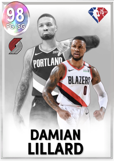 NBA 2K25 | 2KDB MyTEAM NBA 2K Custom Card (NBA 75 Dame) by HiPatto
