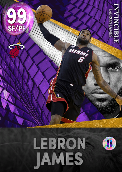NBA 2K25 | 2KDB MyTEAM NBA 2K Custom Card (Invincible LeBron James) by Crystjet
