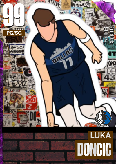 NBA 2K26 | 2KDB MyTEAM NBA 2K Custom Card (Sticker Luka) by smoke07
