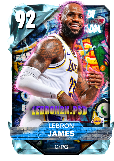 2KDB MyTEAM Database | NBA 2K Custom Card (lbj) by lebron2k.psd | NBA 2K26